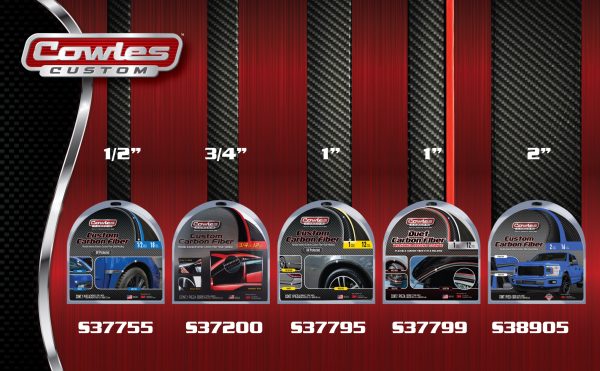 Cowles® ProtektoTrim™ Universal Side Body Molding Black & Chrome