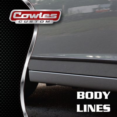 Cowles® ProtektoTrim™ Universal Side Body Molding Black & Chrome