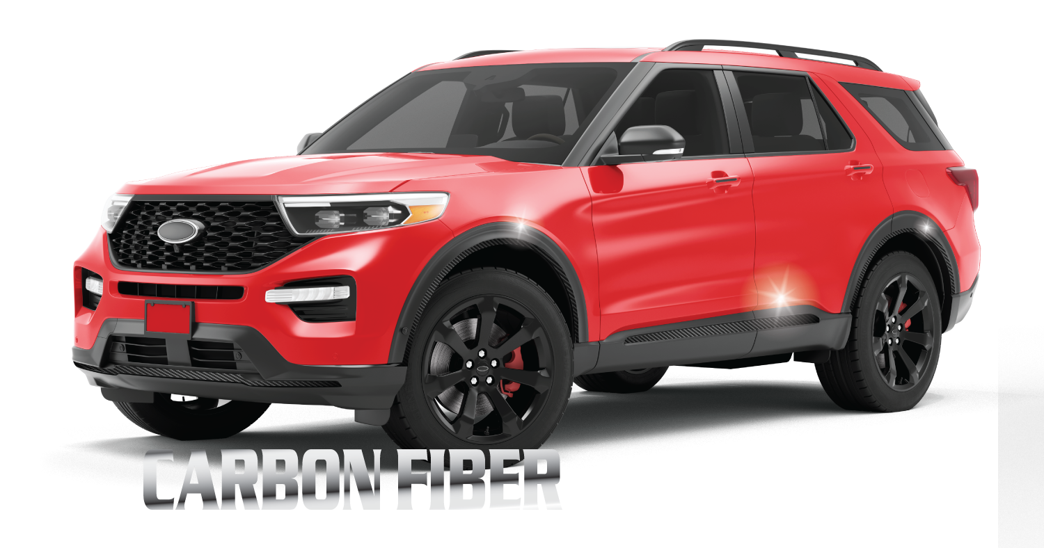 Cowles® ProtektoTrim™ Universal Side Body Molding Black & Chrome